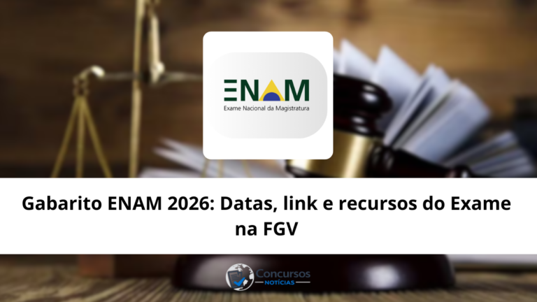 Gabarito Exame ENAM 2026: Datas, link e recursos do Exame na FGV ...